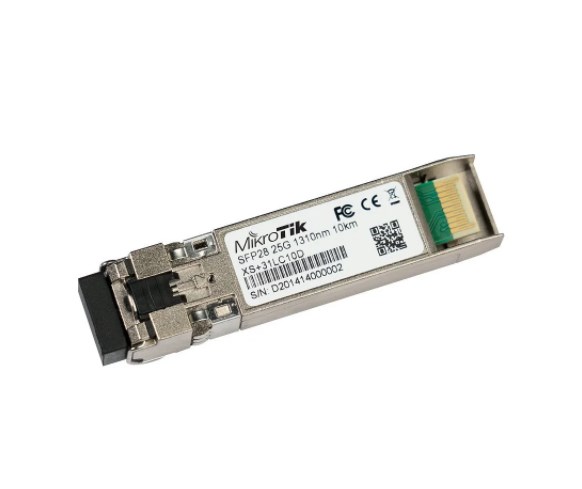 MikroTik XS+31LC10D fiber optički 25G (SFP28) / 10G (SFP+) / 1.25G (SFP) modul singlemode