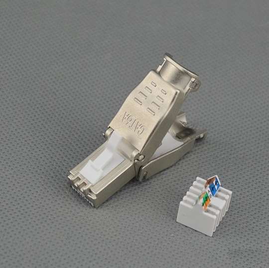 Konektor RJ45 UTP/STP Cat 6A fully shielded oklopljen 8P8C montaža bez alata