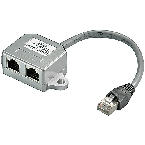 Adapter mrežni 1xRJ45 muški – 2xRJ45 ženski, pin/pin