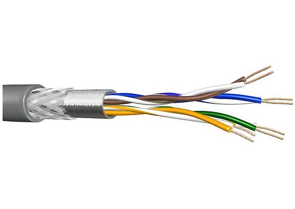 SFTP patch kabl kat. 5E Draka UC300 HS26 SF/UTP 4P LSHF-FRNC licnasti
