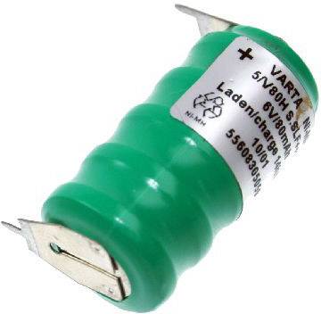 Varta V5/80H-SLF ++/- okrugli akumulator 80H NiMH 80 mAh 6 V