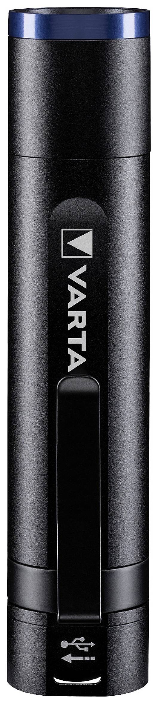 Varta Night Cutter F20R LED dzepna lampa s kopcom za pojas, s USB suceljem, podesiva pogon na punjivu bateriju 400 lm 22 h 348 g