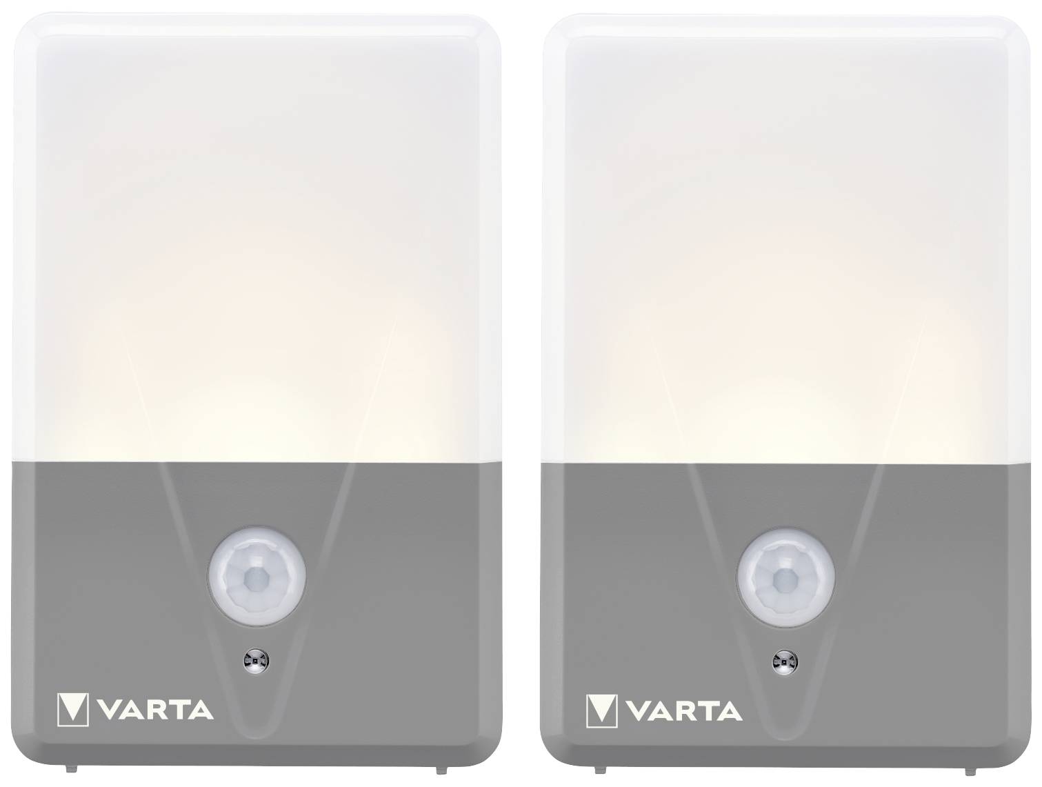 Varta 16634101402 Motion Sensor Outdoor Light Twin LED lampa za kampovanje 40 lm baterijski pogon 60 g siva