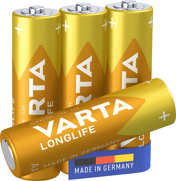 Varta Longlife mangan (AA) baterija alkalno-manganov 2800 mAh 1.5 V 4x