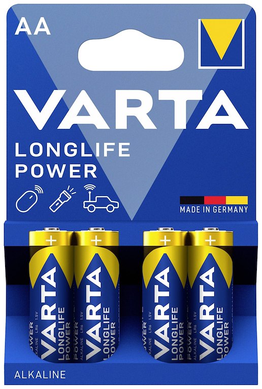 Varta LONGLIFE Power AA Bli 4 mangan (AA) baterija alkalno-manganov 1.5 V 4x