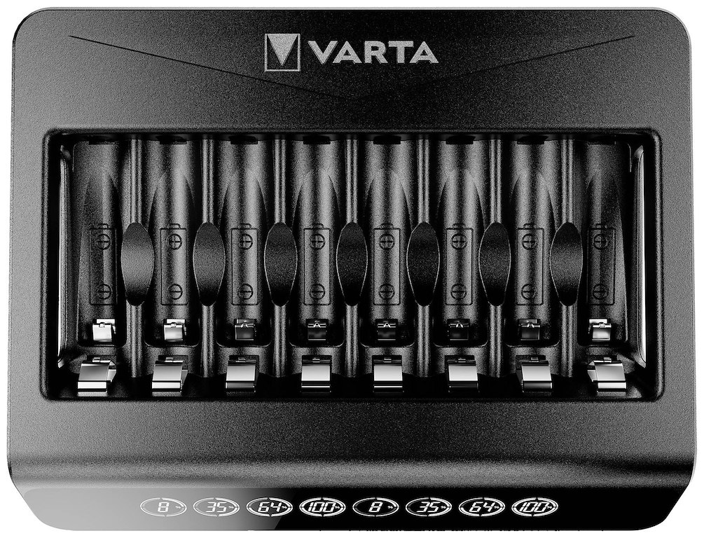 Varta LCD Multi Charger+ punjac okruglih stanica nikalj-metal-hidridni micro (AAA), mangan (AA)