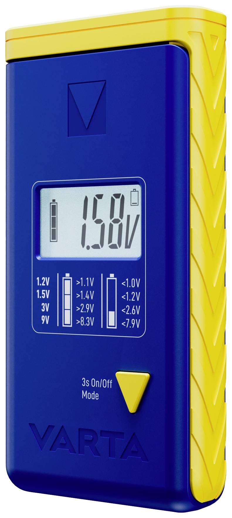 Varta ispitivac baterija LCD Battery Test Mjerno podrucje (Ispitivac baterija) 1,2 v, 1,5 v, 3 v, 9 V akumulator, baterija 00893 101 111