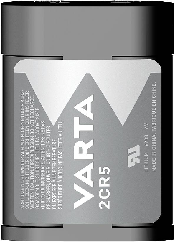 Varta LITHIUM Cylindrical 2CR5 Bli 1 fotobaterije 2CR5 litijum 1400 mAh 6 V