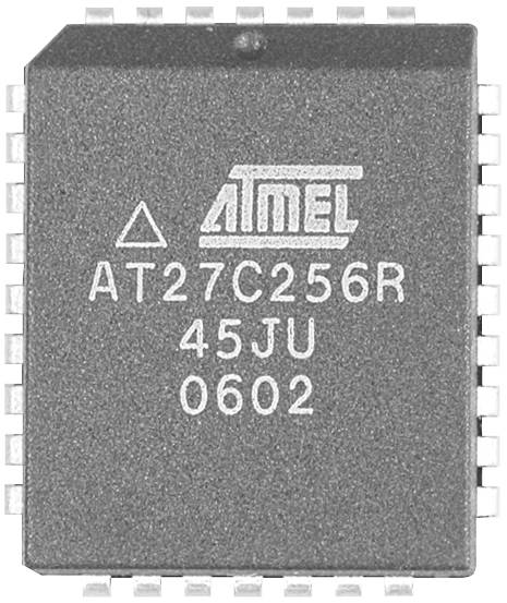 Microchip Technology AT27C512R-45JU memorijski IC PLCC-32 PROM 0.512 MBit 64 K x 8