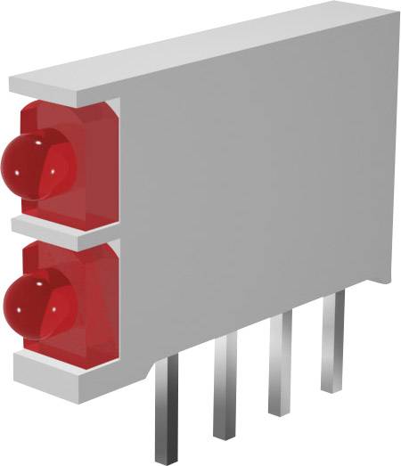 Signal Construct DBI01322 LED modul 2-struki zelena, zelena (D x s x V) 15.5 x 2.5 x 12 mm