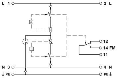 Phoenix Contact 2907926 PLT-SEC-T3-60-FM-PT Odvodnik prenapona 5 kom.
