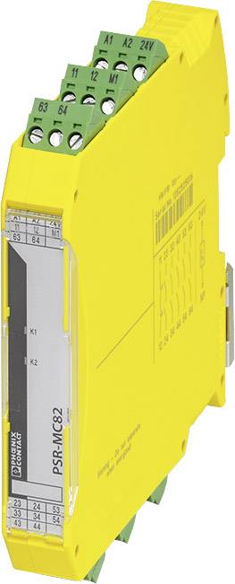 sigurnosni relej PSR-MC82-5NO-1NC-1DO-24DC-SC Phoenix Contact Radni napon (broj): 24 V/DC 5 NO, 1 NC (s k V k D) 17,5 k 112,2 k 114,5 mm 1 kom.