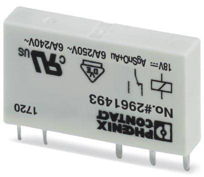 Phoenix Contact REL-MR- 18DC/21AU relej 18 V/DC 50 mA 1 preklopnik 10 kom.