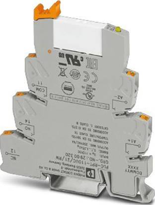 Phoenix Contact PLC-RPT-110UC/21/RV relejni modul Nazivni napon: 110 V/DC Preklopna struja (maX.): 6 A 1 komutacija 1 St.