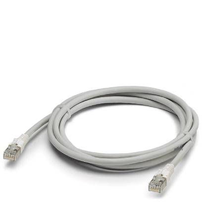 Phoenix Contact 2832292 FL CAT5 PATCH 3.0 RJ45 mrezni prikljucni kabl CAT 5 S/UTP 3,00 m sivi sa zastitom za nos