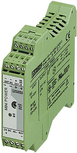 Phoenix Contact MINI-PS-48-60DC/24DC/1 DIN napajanje (DIN sina) 24 V/DC 1 A 24 V Broj izlaza: 1 xSadrzaj 1 kom.