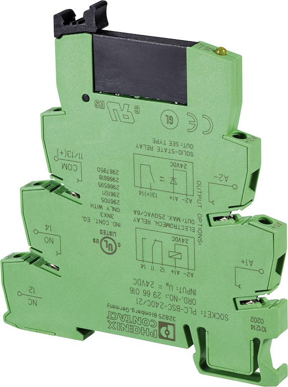 Phoenix Contact interfejs relej PLC-OSC- 24DC/48DC/100 Preklopni napon (maX.): 33 V/DC 1 kom. Phoenix Contact Interfejs relej 2966728 Preklopni napon (maX.): 33 V/DC 1 kom.