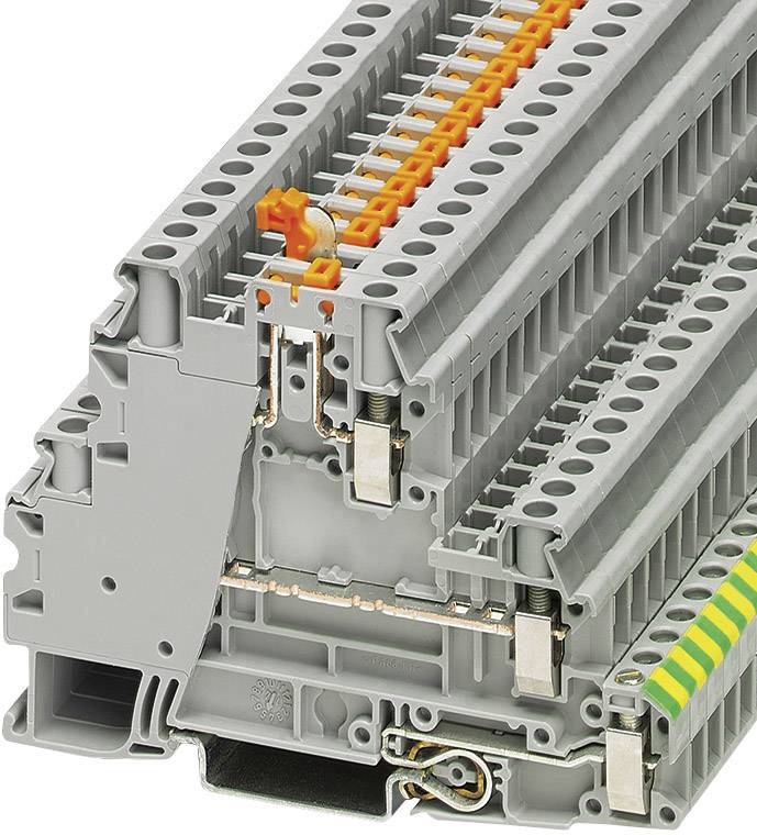 Phoenix Contact 3214364 trostepeni zastitni provodnicki terminal 6,2 mm vijak sivi 50 kom.