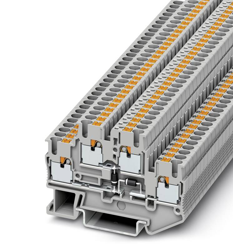 Phoenix Contact 3211430 prolazna klema 5,2 mm brza veza siva 50 kom.