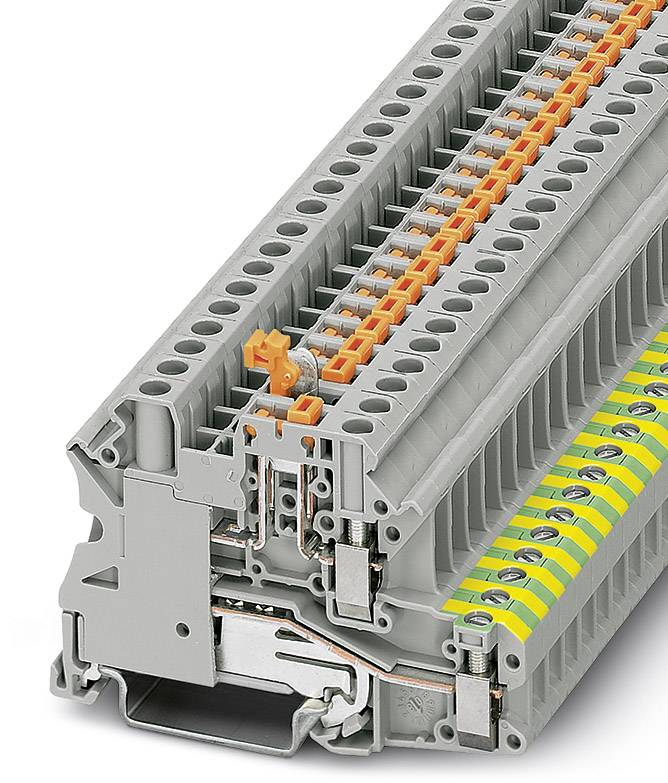Phoenix Contact 3070011 trostepeni zastitni provodnicki terminal 6,2 mm vijak sivi 50 kom.