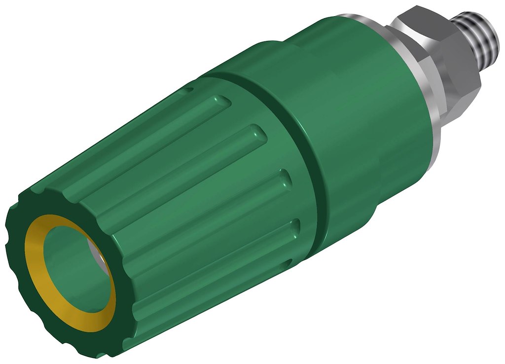 SKS Hirschmann PKI 110 stezaljka s polovima zuta, zelena 35 A