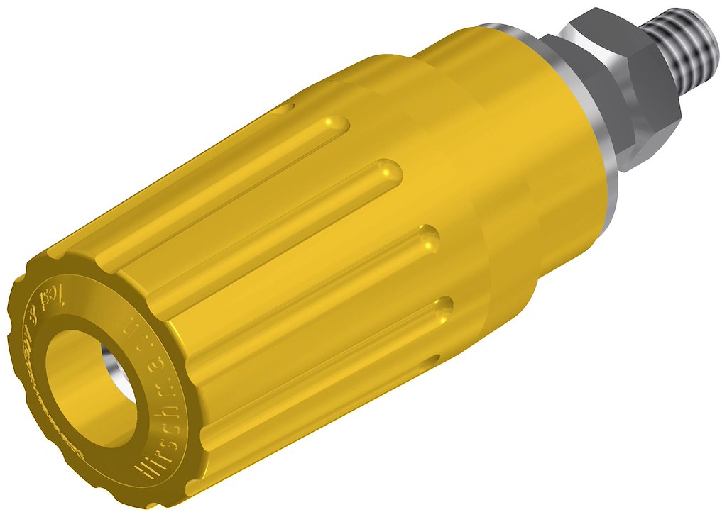 SKS Hirschmann PKI 100 stezaljka s polovima zuta 35 A