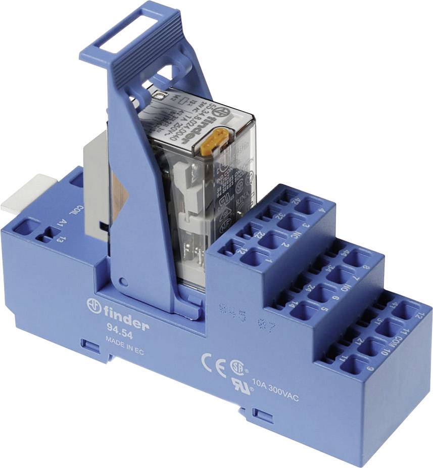 Finder 58.54.9.060.0050 relejni modul Nazivni napon: 60 V/DC Uklopna struja (maks.): 7 A 4 kom.