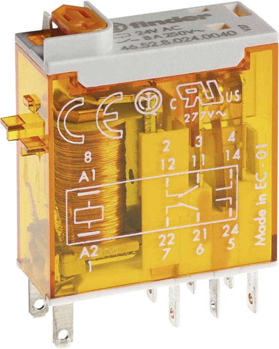 Relej Finder 46.52.8.230.0020 Struja ukljucivanja (maks.): 8 A 2 kom.