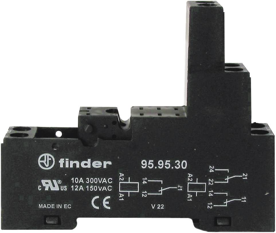 Relejna baza Finder 95.83.30 Pogodno za serije (relej): Finder serije 40 Finder 40.31 (D k s k V) 75 k 15.5 k 42.7 mm