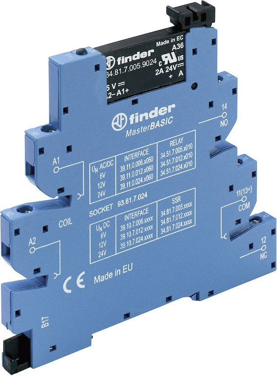 Finder solid state relej 39.10.7.006.9024-10 2 A Preklopni napon (maks.): 24 V/DC