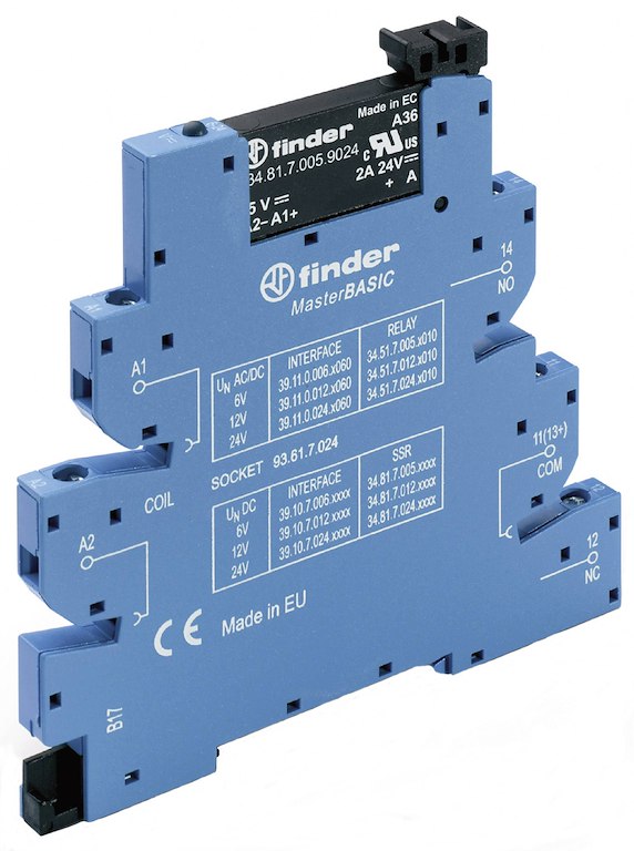 Finder solid state relej 39.10.7.012.9024-10 2 A Preklopni napon (maks.): 24 V/DC