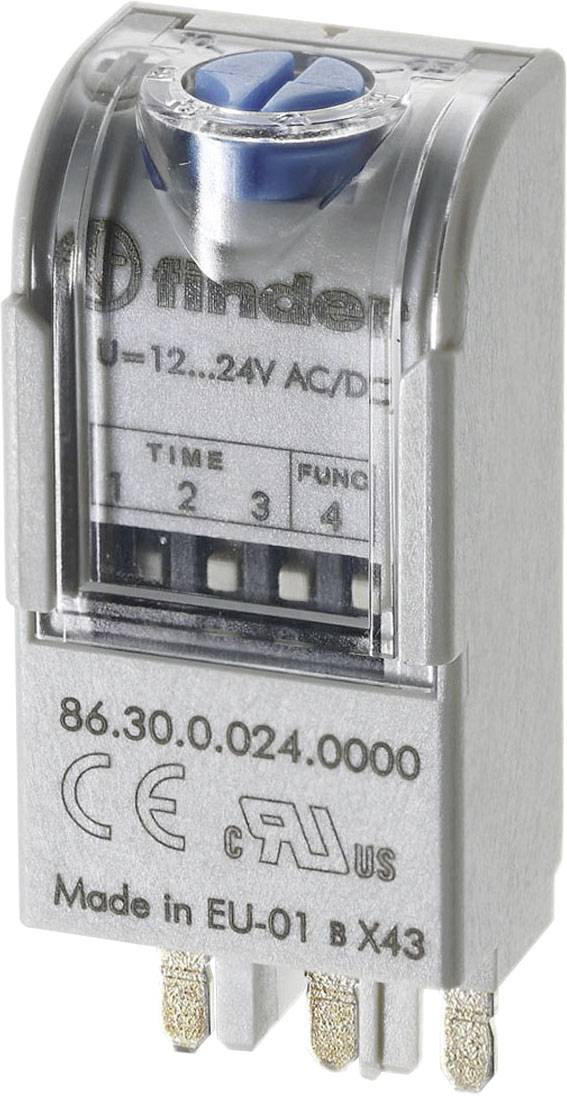 Finder 86.30.0.024.0000T 86.30.0.024.0000T multifunkcionalni vremenski prekidac Vremenski opseg: 0,05 – 360000 s