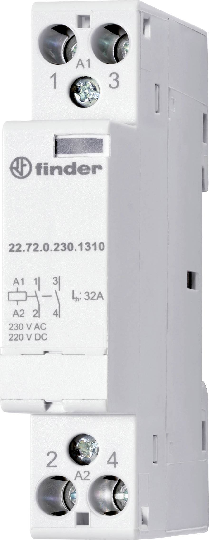 Finder 22.72.0.012.1310 instalacioni kontaktor 2 NO 230 V/AC, 400 V/AC