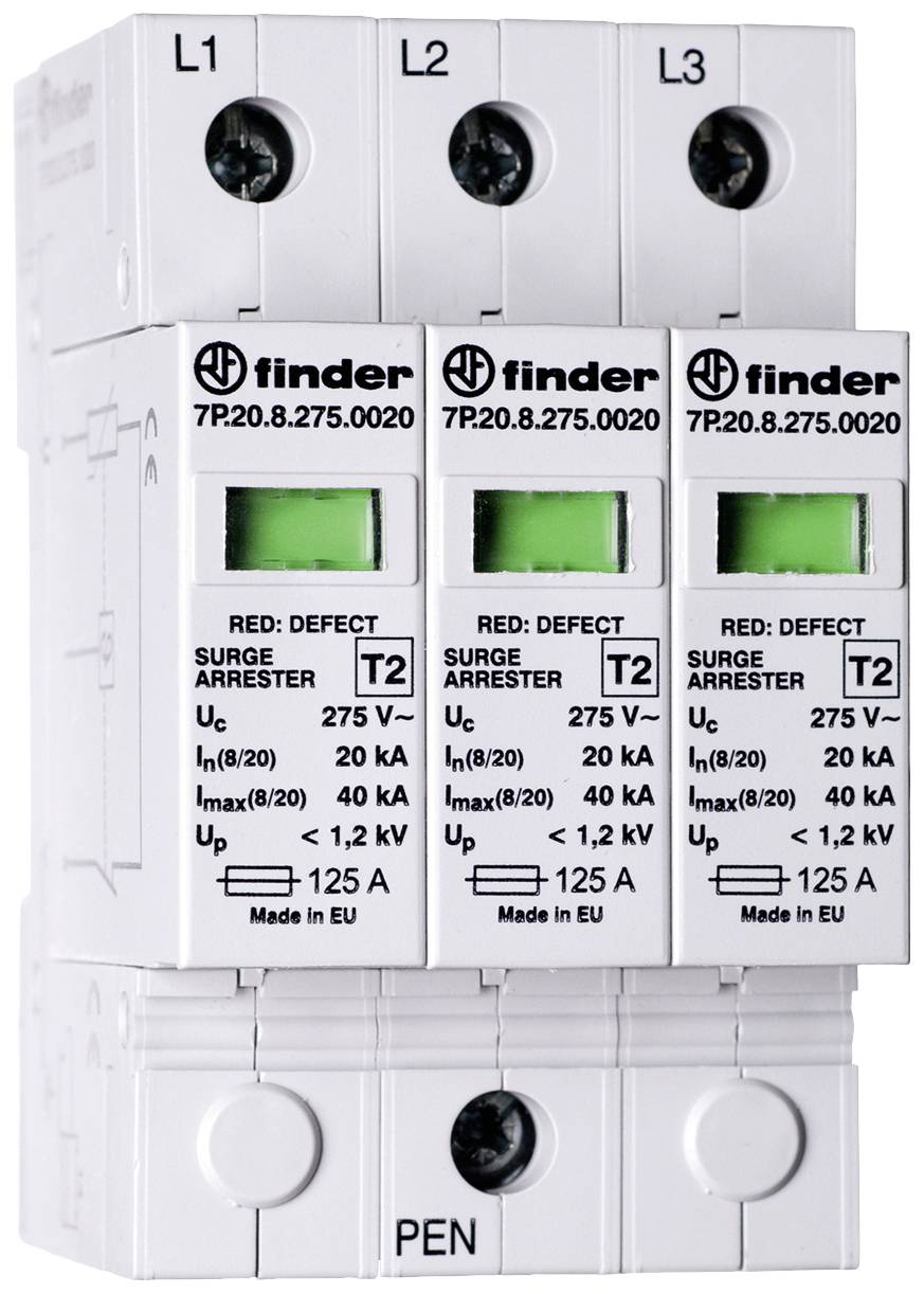 Finder 7P.23.8.275.0020 Odvodnik prenapona Zastita od prenapona za: razvodni orman