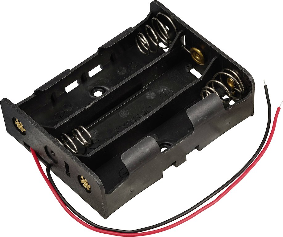 Tru Components TC-13220708 drzac baterije 3* 18650 kabl (D * S * V) 76 * 59 * 21 mm