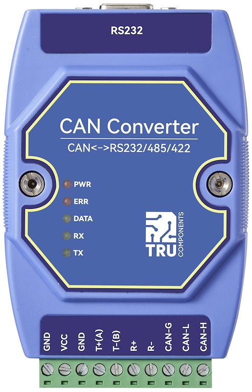 Tru Components TC-ECAN-401 multifunkcionalni modul Modbus-RTU, CAN Bus, RS-485, RS-422, RS-232 12 V/DC, 24 V/DC