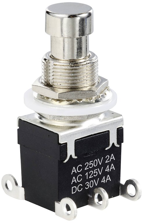 Tru Components DPDT taster prekidac sa lemljenjem TC-12193720 Struja ukljucivanja mak.: 4 A