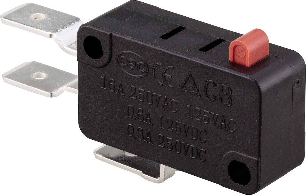 Tru Components TC-9122116 mikro prekidac 250 V/AC 16 A 1 * dugme za ukljucivanje/(ukljucivanje)