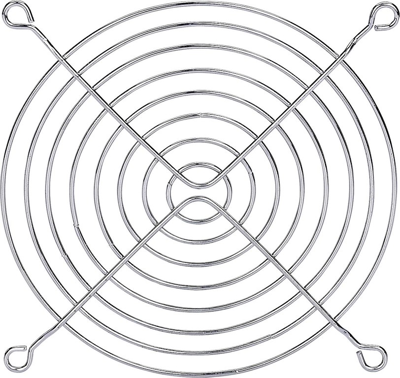 Tru Components mreza za ventilator (s * V) 120 mm * 120 mm celik