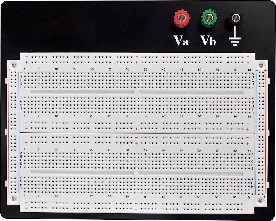 Ispitna ploca, ukupan br. stubovi: 1800 (D * S * V 114,3 * 186,2 * 8,4 mm Conrad Components 0165-40-1-32022B