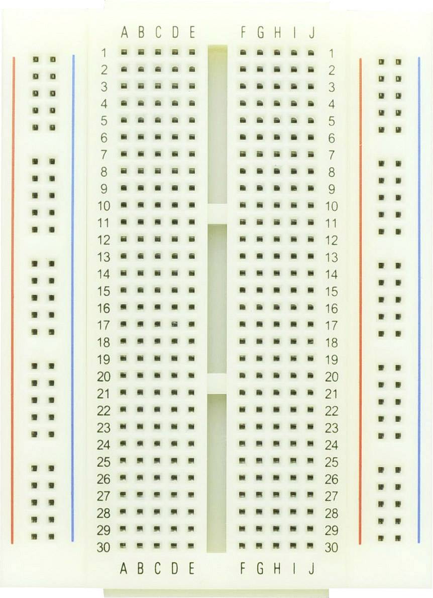Pokretna testna ploca, broj polova 400 (D * S * V) 86,5 * 64,5 * 8,5 mm Tru Components 0165-40-4-28010