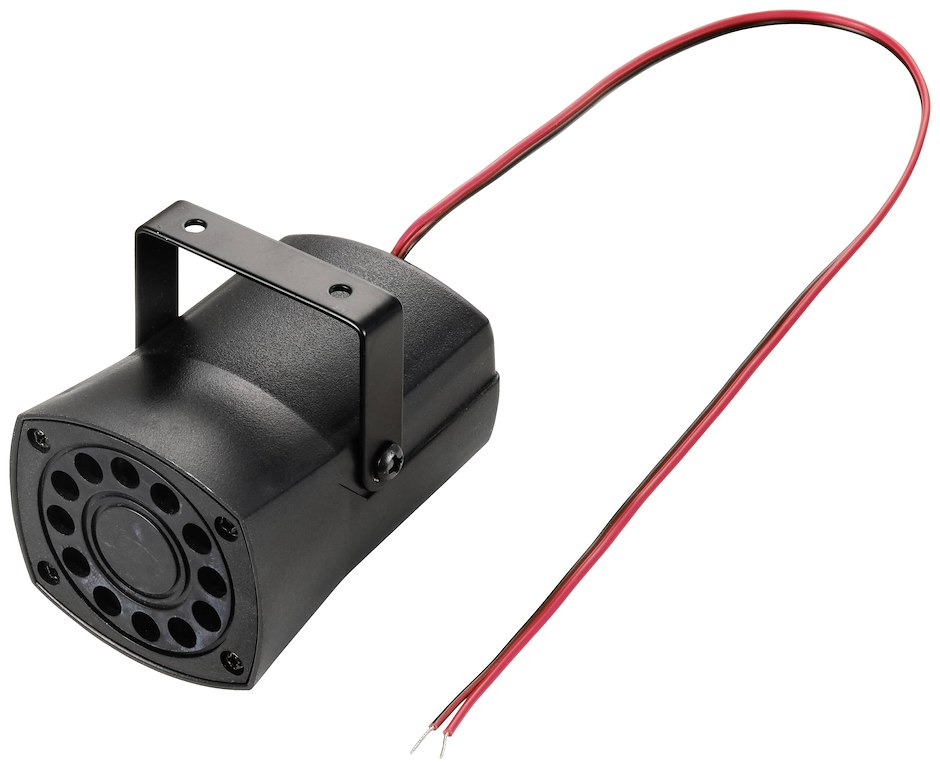 Tru Components TC-10302760 Piezo predajnik signala Nivo buke: 105 dB Napon: 12 V/DC sirena