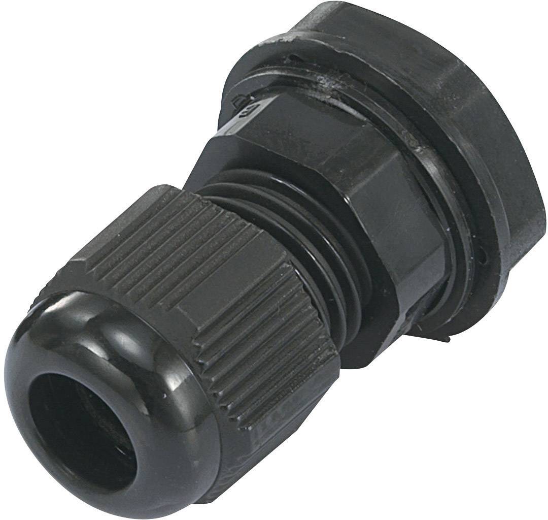 Tru Components 1593330 kablovska uvodnica PG7 poliamid crna (RAL 9005)
