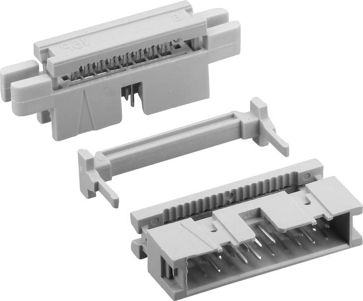 Tru Components standardni prikljucak sa muskim kontaktima 869 Ukupan broj pinova 10 Osnovna mreza: 2,54 mm TC-0738-10-10-0-60