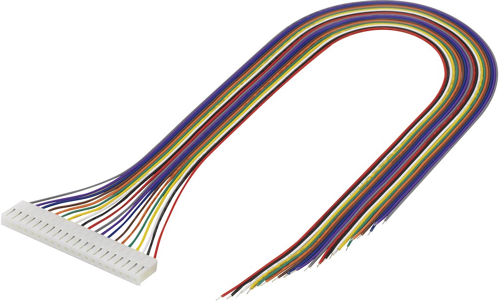 Tru Components unapred montirana pletenica Ukupan broj stubova 10 Osnovna mreza: 3,96 mm 1282818