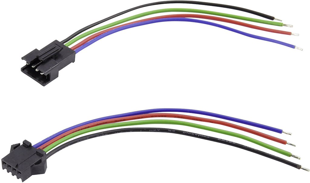 Tru Components zenski konektor sa pletenicom Ukupan broj polova 2 Osnovna mreza: 2,50 mm TC-6649232 1 set