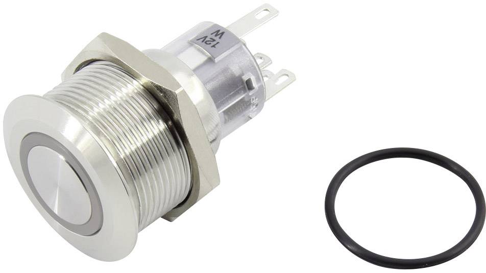Tru Components TC-GK22-A-11E/B/12V/S203 dugme 250 V 5 A 1 * iskljuceno/(ukljuceno) IP65 dugme