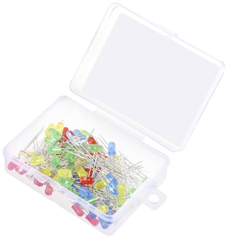 Tru Components difuzna LED crvena, zuta, plava, zuto-zelena, toplo bela okrugla 5 mm 90 mcd, 420 mcd, 2180 mcd, 19000 mcd 30 20 mA 1,8 V, 2,4 V, 2,7 V, 3.4