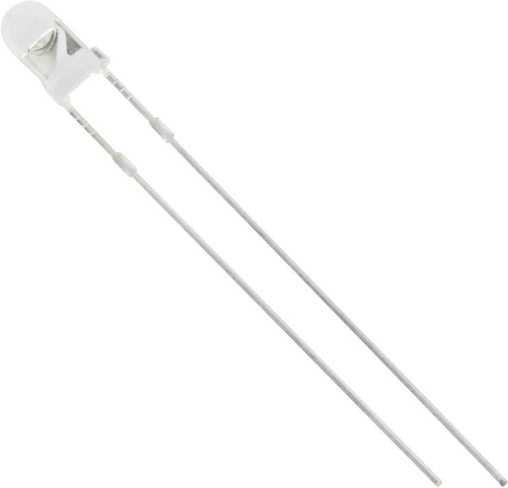 Tru Components 1577375 difuzna LED crvena okrugla 3 mm 12500 mcd 25 20 mA