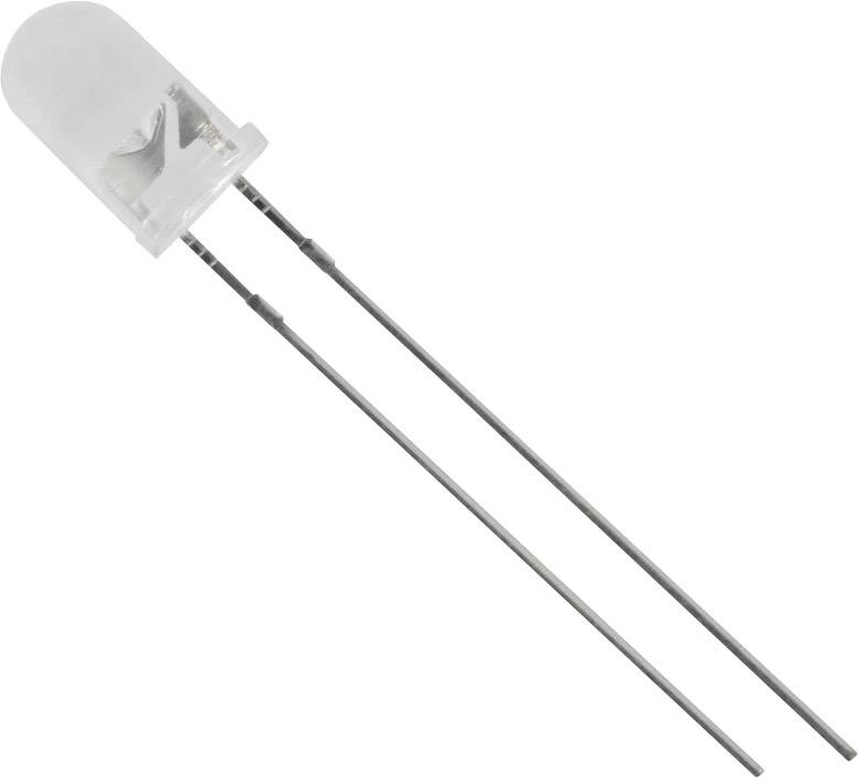 Tru Components 1577466 difuzna LED plava okrugla 5 mm 1750 mcd 20 , 25 20 mA